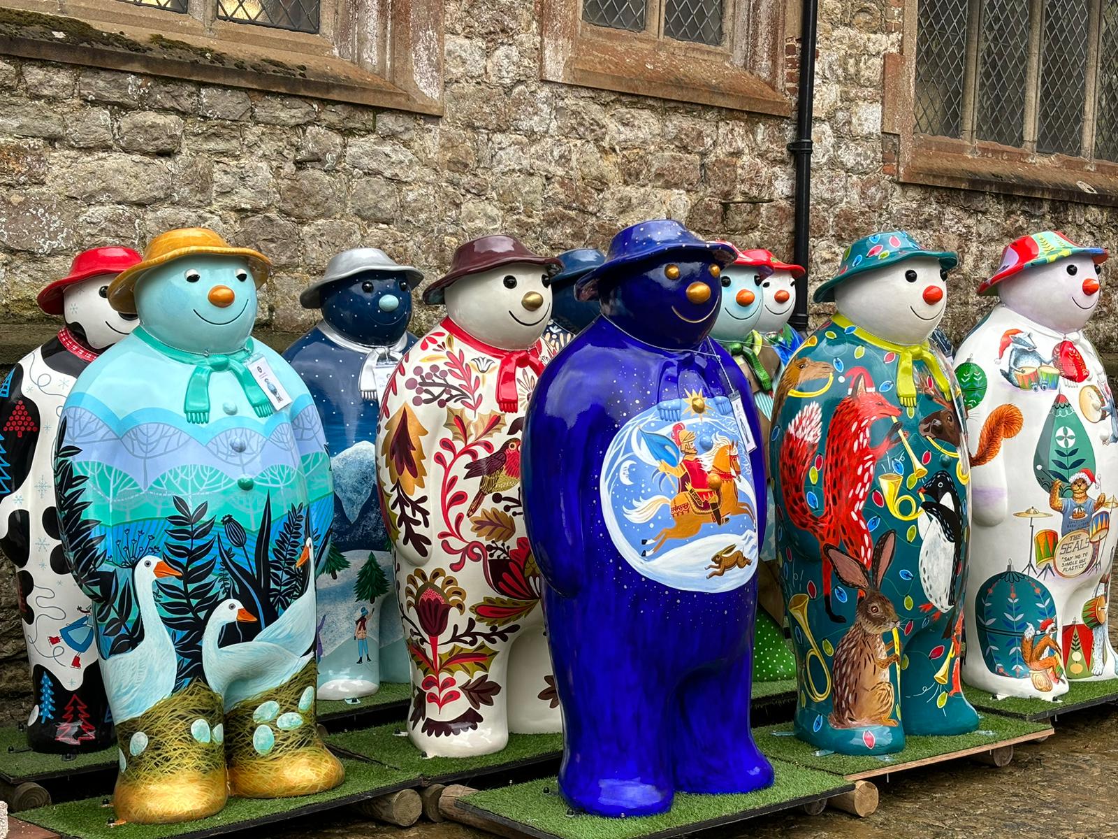 Walking with The Snowman™ at Knole | Wild in Art