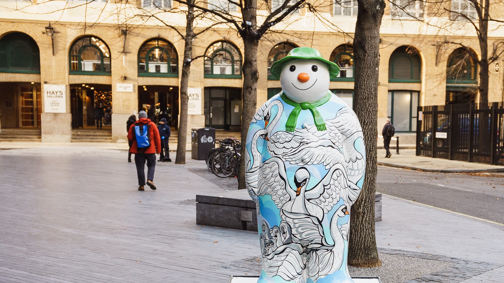 Walking with The Snowman™ at Fleet Street Quarter | Wild in Art