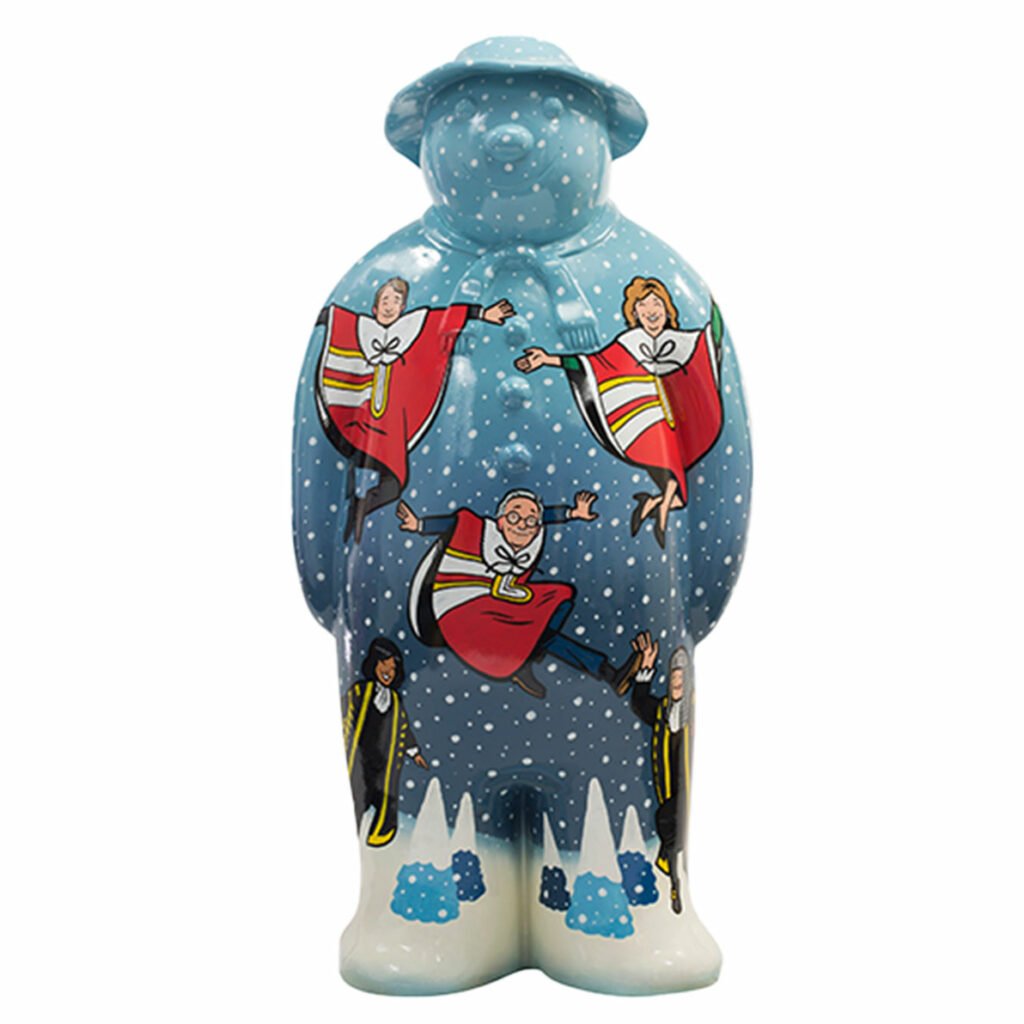 Walking with The Snowman™ at Baddesley Clinton | Wild in Art