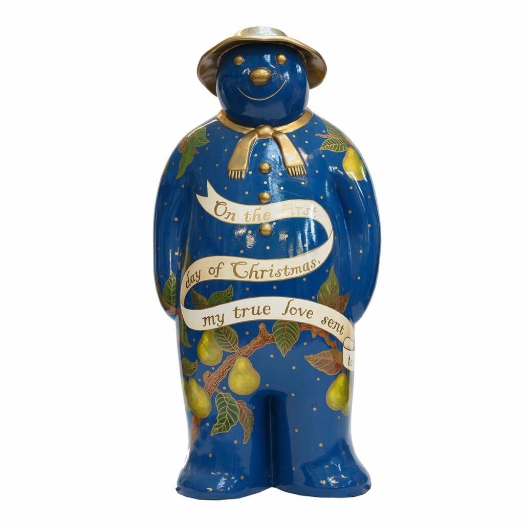 Walking with The Snowman™ at Clumber Park | Wild in Art