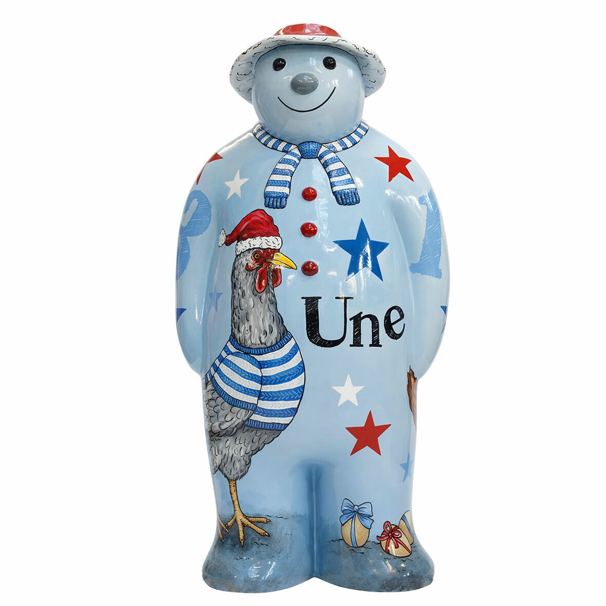 Walking with The Snowman™ at Clumber Park | Wild in Art